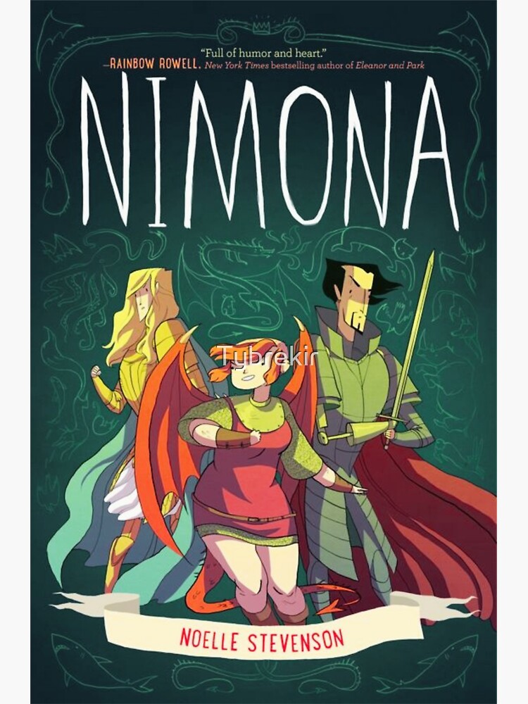 "Nimona" Sticker for Sale by Tybrekir | Redbubble