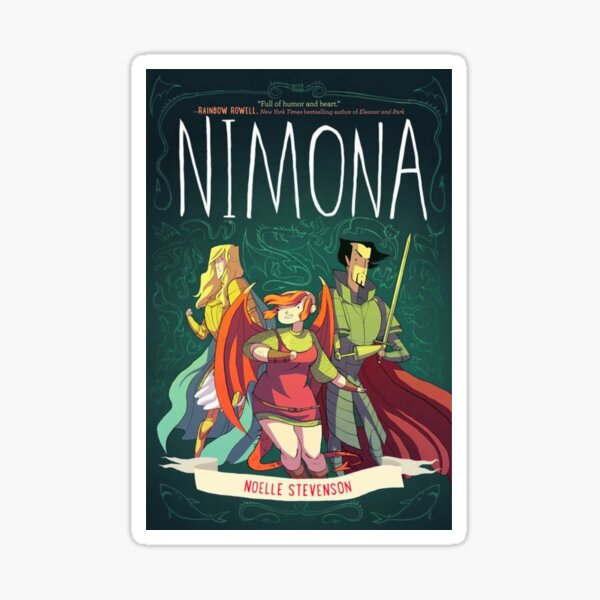 "Nimona" Sticker for Sale by Tybrekir | Redbubble
