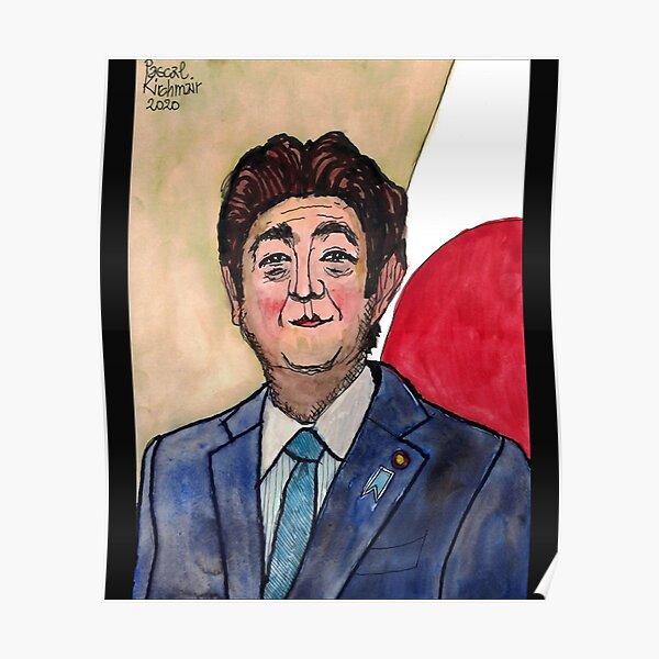 "Shinzo-Abe-Kunst" Poster von KimbeseranST | Redbubble