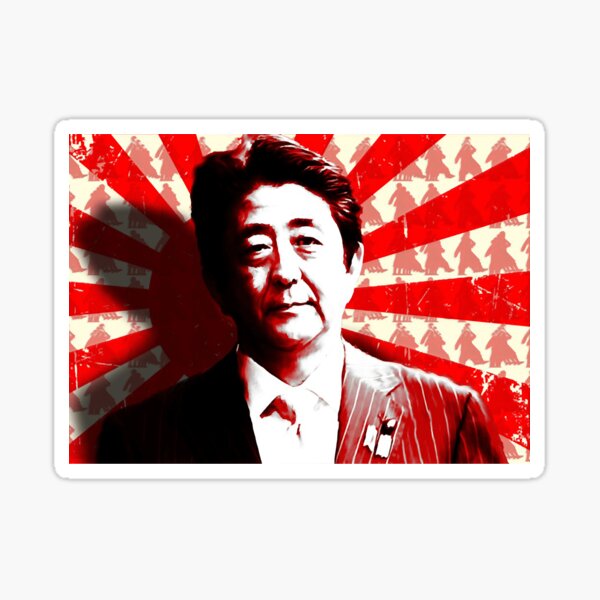 "Shinzo Abe" Sticker for Sale by KimbeseranST | Redbubble