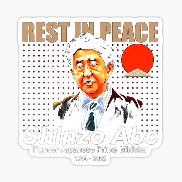 "Shinzo Abe 9" Sticker for Sale by KimbeseranST | Redbubble
