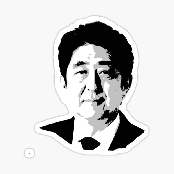 "Shinzo Abe 7" Sticker for Sale by KimbeseranST | Redbubble