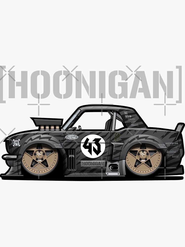 "Hoónígán Hoónicorn v1 Mustang" Sticker for Sale by HARDYSHOP | Redbubble