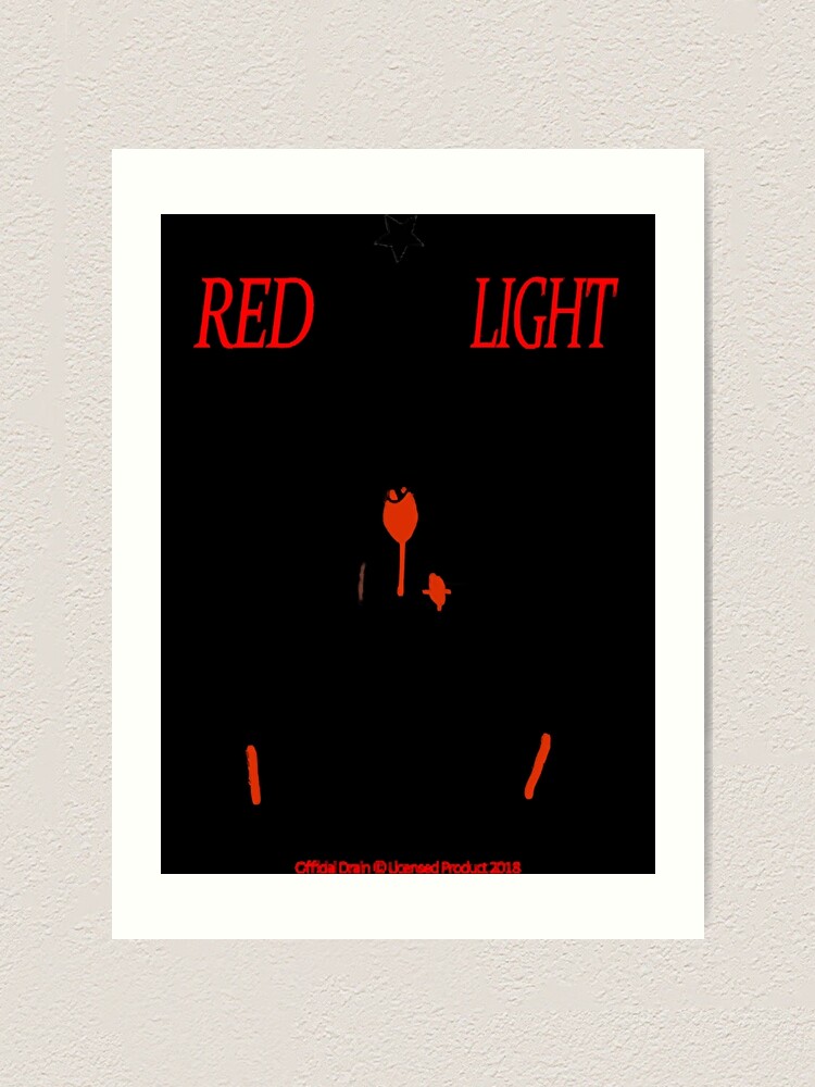"Bladee Drain Gang Red Light Character logo" Art Print for Sale by ...