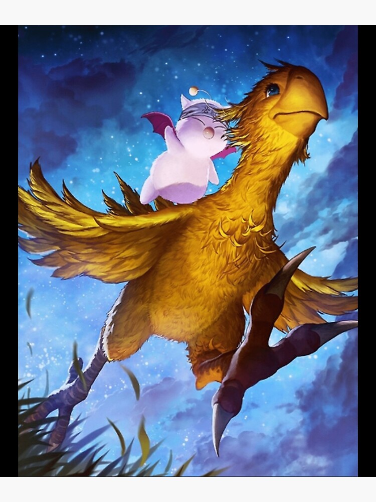 "Final Fantasy 7 Chocobo und Moogle FFVII Classic" Fotodruck von ...