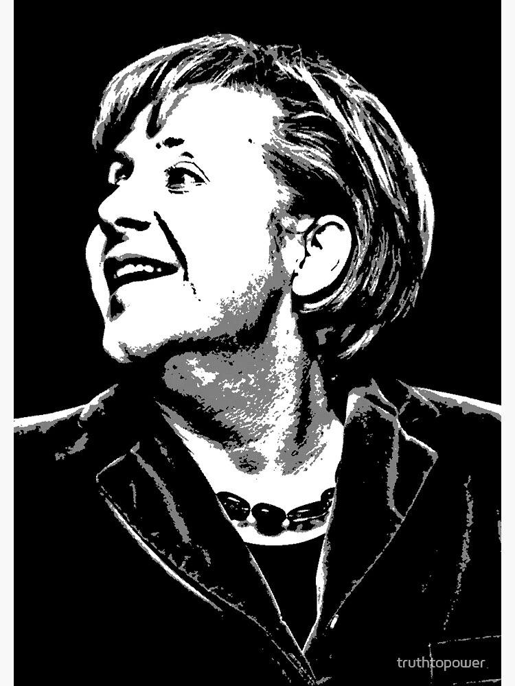"Angela Merkel" Art Print by truthtopower | Redbubble