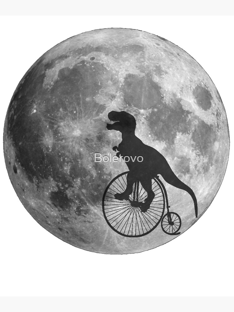 "Dinosaur T rex riding a bike" Poster by Bolerovo | Redbubble