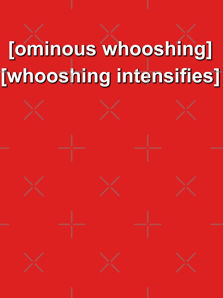 "Twin Peaks "Ominous Whooshing" Caption" T-shirt for Sale by luffans ...