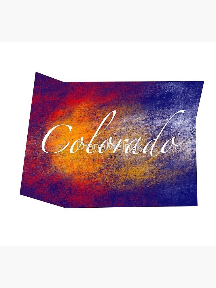 Póster «Paleta de colores de la bandera del estado de Colorado» de ...