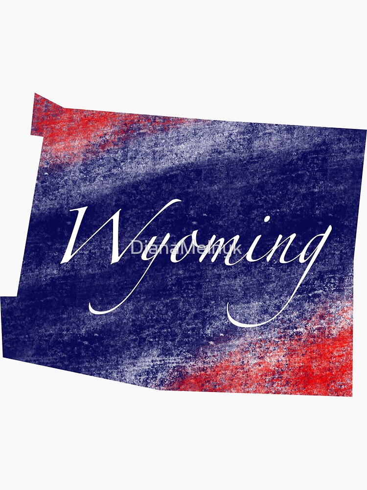 "Wyoming state flag color palette " Sticker for Sale by DianaMelnyk ...