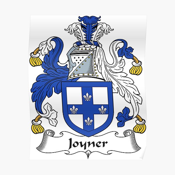 "Joyner" Poster for Sale by HaroldHeraldry | Redbubble