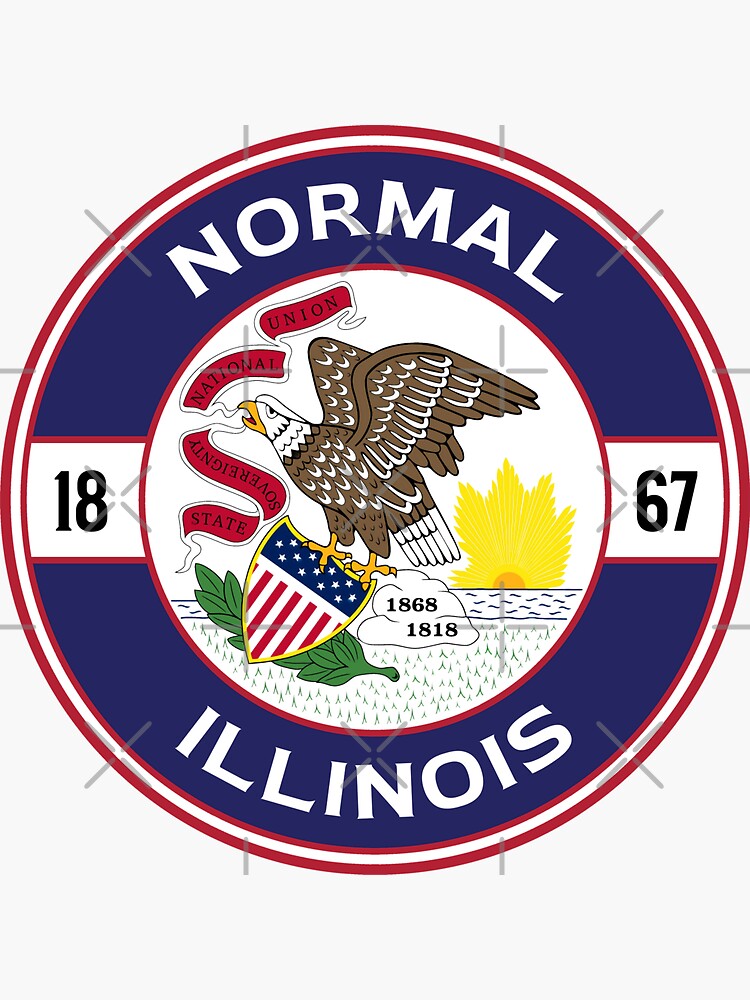 "Normal | Normal Illinois | American locations" Sticker for Sale by ...