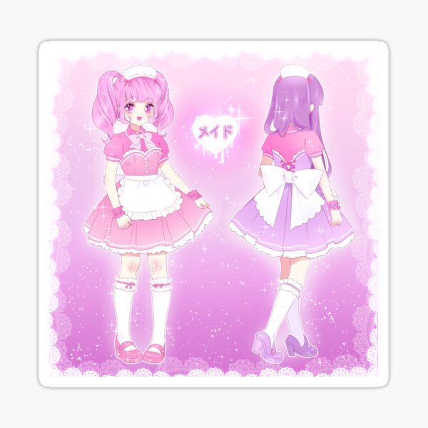 Maid Cafe Stickers | Redbubble