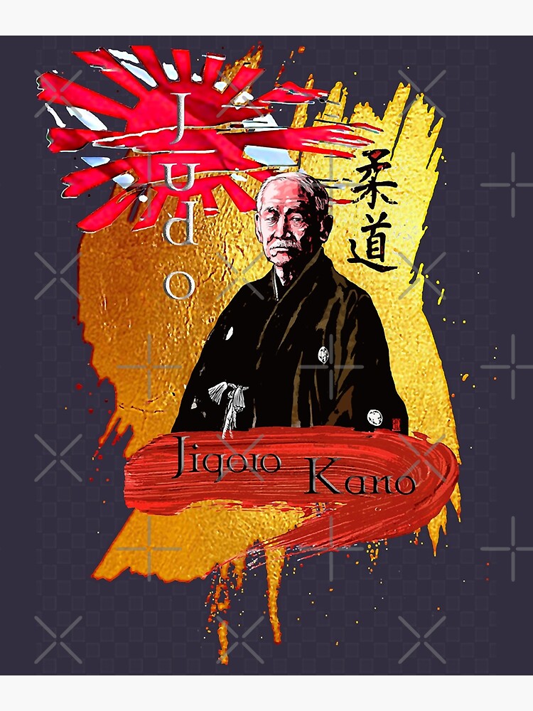 "Brown Mma Jigoro Kano Golden Judo" Poster for Sale by HaagBachmann ...