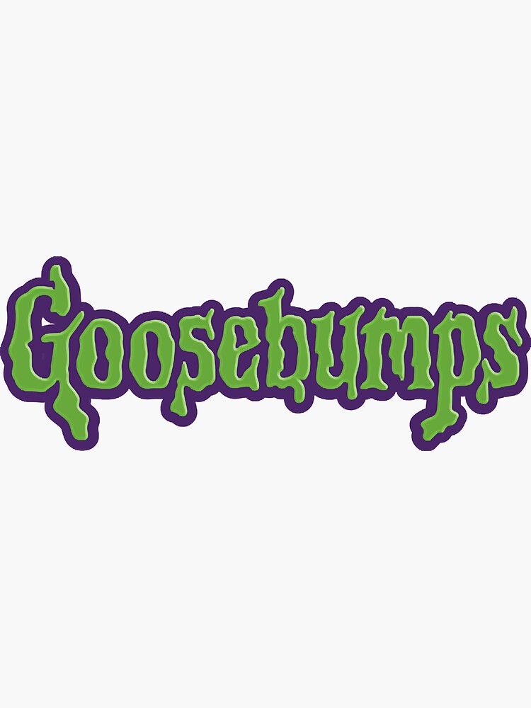 "Goosebumps Throwback Logo T-Shirt" Sticker for Sale by Chuenaie83 ...