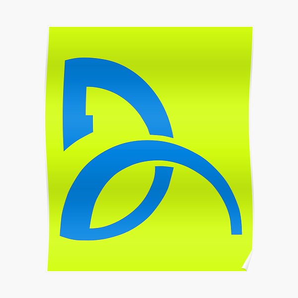 "Novak Djokovic Logo Blue" Poster for Sale by HONOLOLO | Redbubble