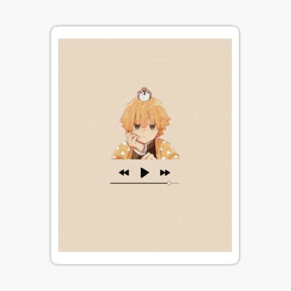 "Zenitsu" Sticker for Sale by memeshop2022 | Redbubble