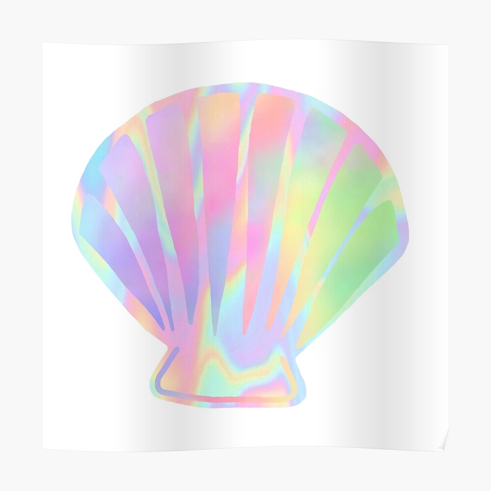 Embellishments The Holographic P\u0101ua Shell Sticker Stickers ...