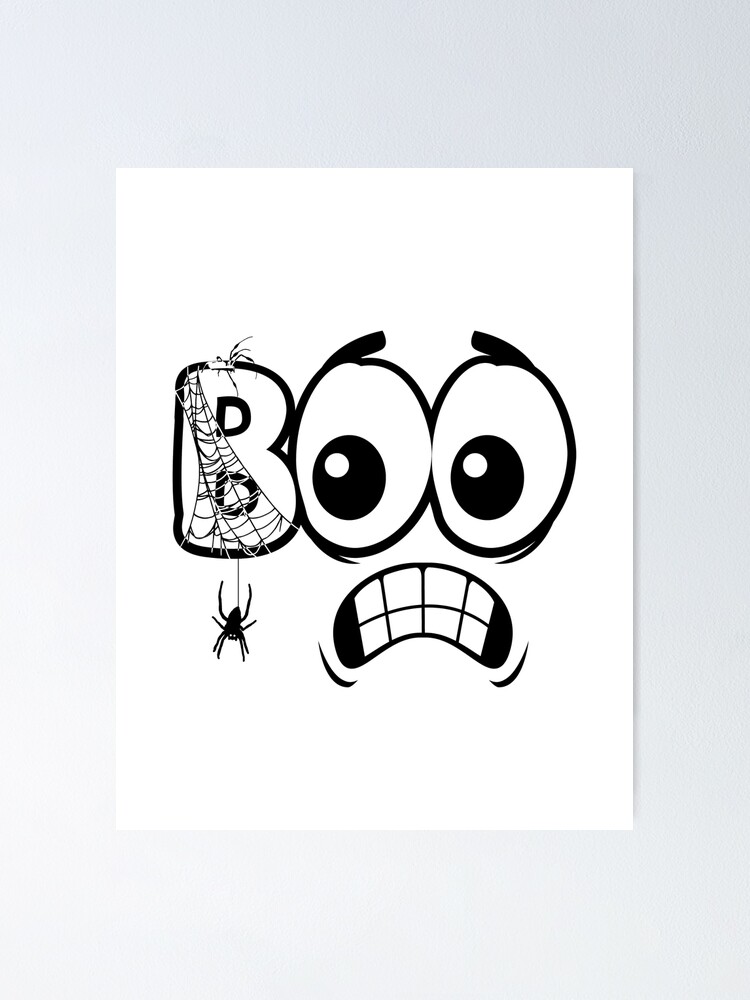 "Scary Boo - halloween 2022" Poster for Sale by yococo | Redbubble