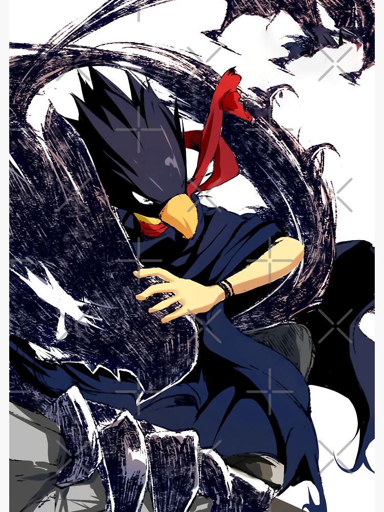 "Fumikage Tokoyami My Hero Academia Epic Artwork for Fan" Sticker for ...