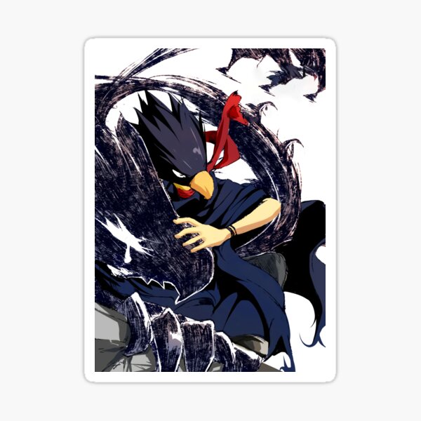 "Fumikage Tokoyami My Hero Academia Epic Artwork for Fan" Sticker for ...