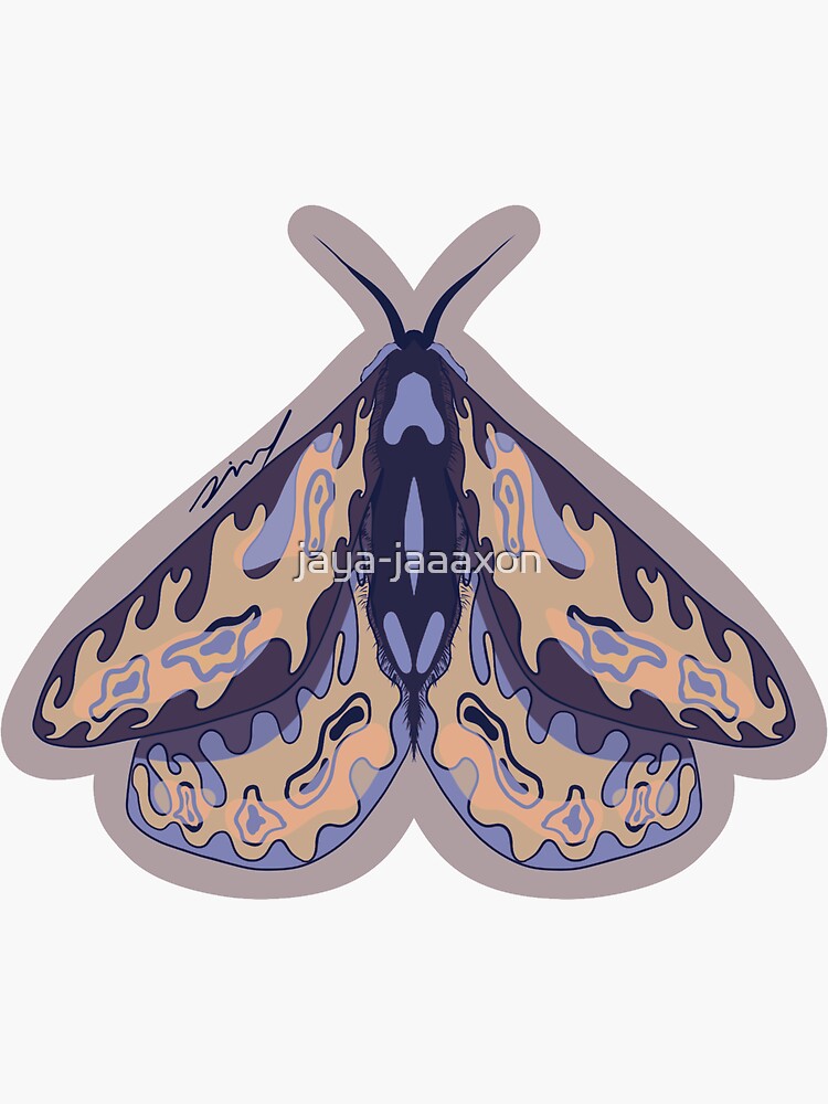 "Slime moth (winter sunset palette)" Sticker for Sale by jaya-jaaaxon ...