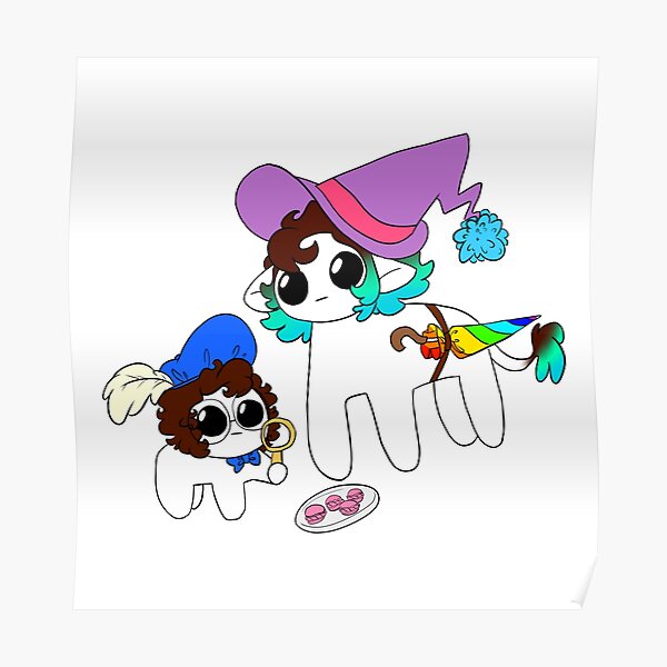 "detective yippee and magic yippee" Poster for Sale by Hallows-Hoard ...