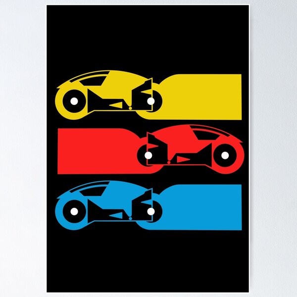 "Tron light cycle bikes" Poster for Sale by VeryEnglishGent | Redbubble