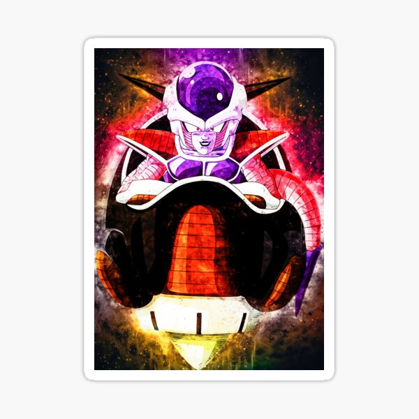 "Frieza Dragon Ball Anime" Sticker for Sale by Spacefoxart | Redbubble