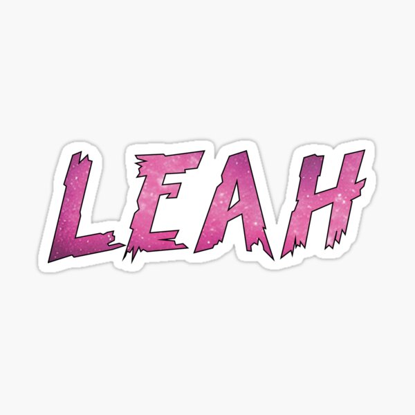 "LEAH Name IV - My name is LEAH - typography name - Galaxy Vibe ...