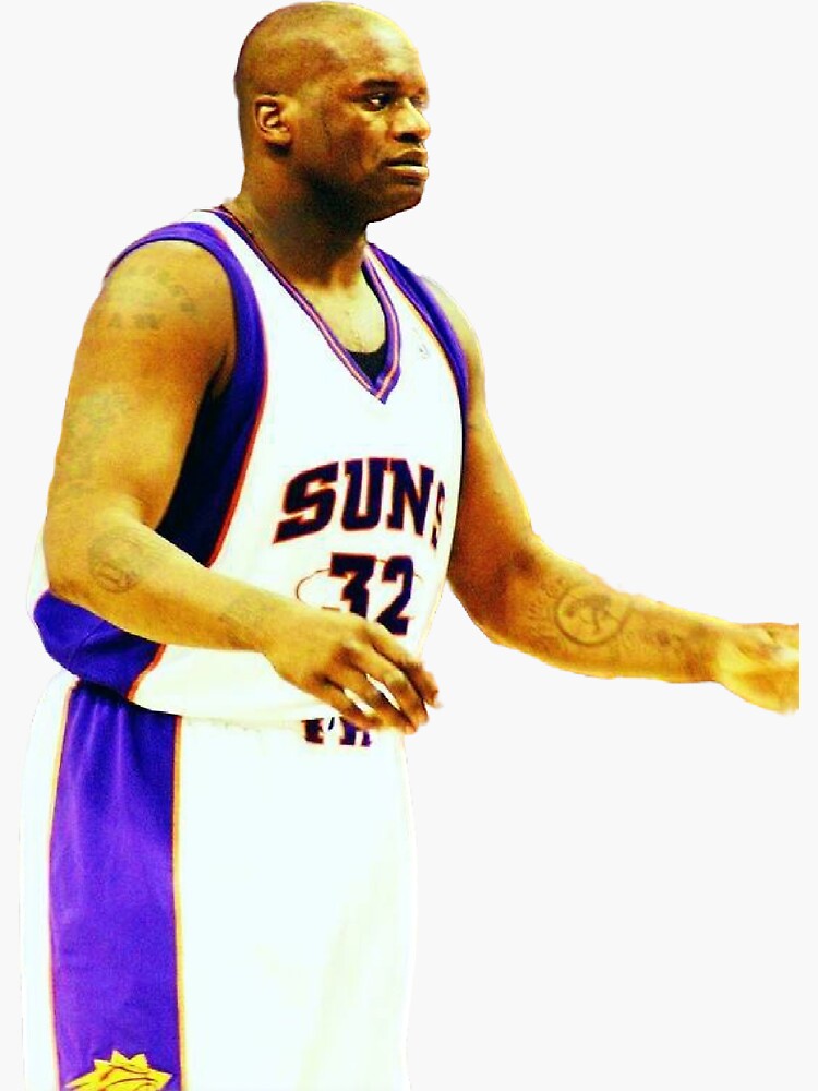 "Shaquille O'Neal" Sticker for Sale by DesigneForce | Redbubble