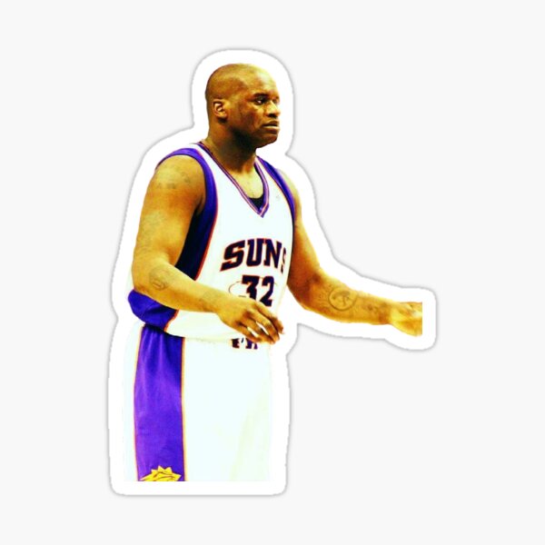 "Shaquille O'Neal" Sticker for Sale by DesigneForce | Redbubble