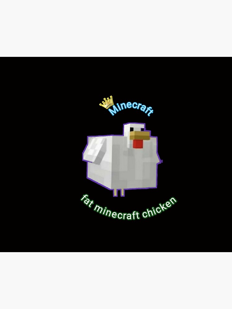 "fat minecraft chicken" Poster for Sale by Faceartshop | Redbubble
