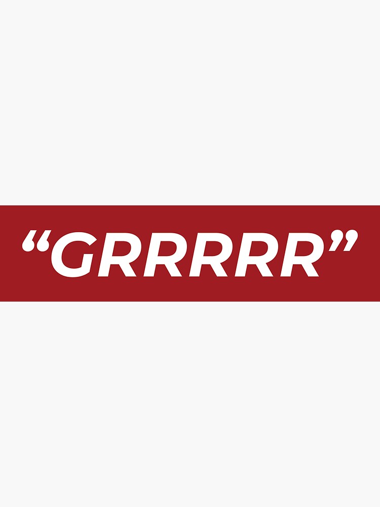 "Stranger Things - Grrrrr" Sticker for Sale by Mini-Space | Redbubble