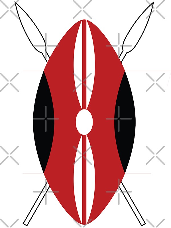 Kenya Shield Tattoos