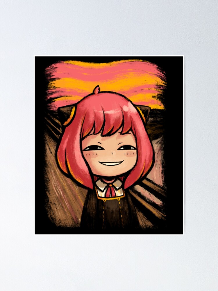 "Anya Meme - Spy x Family art - Forger family anime T-Shirt" Poster for ...