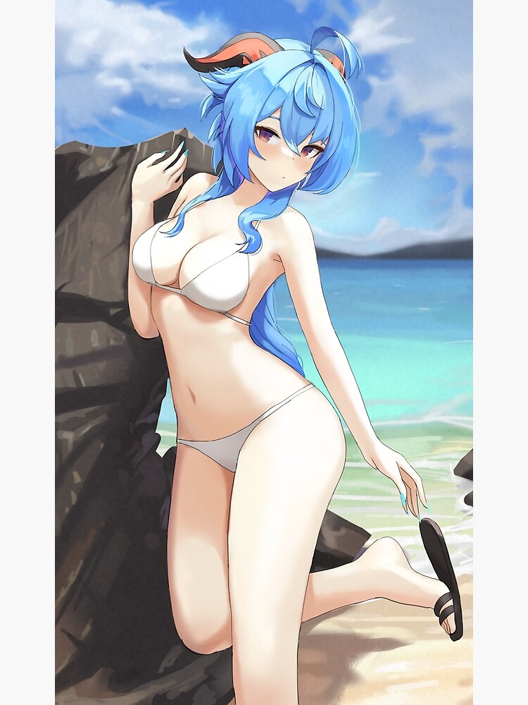 "Ganyu Bikini in der Strandfolge [Genshin Impact Ecchi Lewd]" Poster von WorldOfWeebs | Redbubble