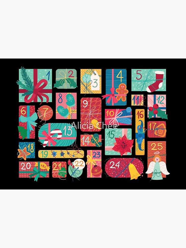 "25 Days of Christmas Gifts Advent Calendar - Numbers One to Twenty ...
