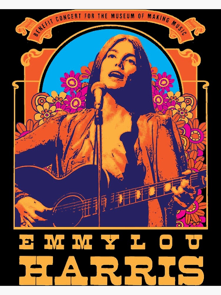 "Emmylou Harris" Poster for Sale by bakerganlo | Redbubble