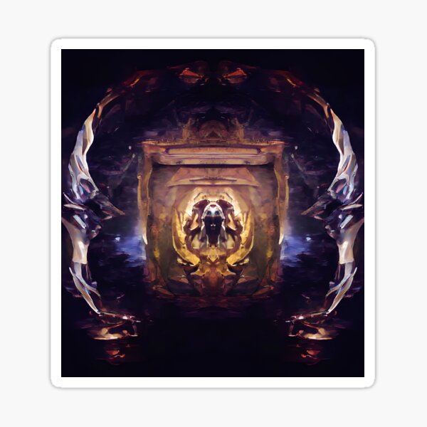 "The Fallen Gate" Sticker for Sale by TheRockFox | Redbubble