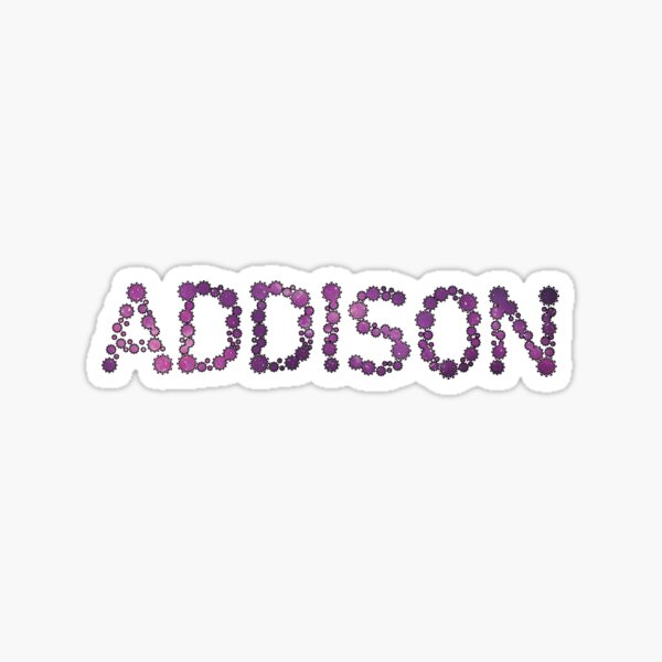 "ADDISON Name III - My name is ADDISON - typography name - Galaxy Vibe ...