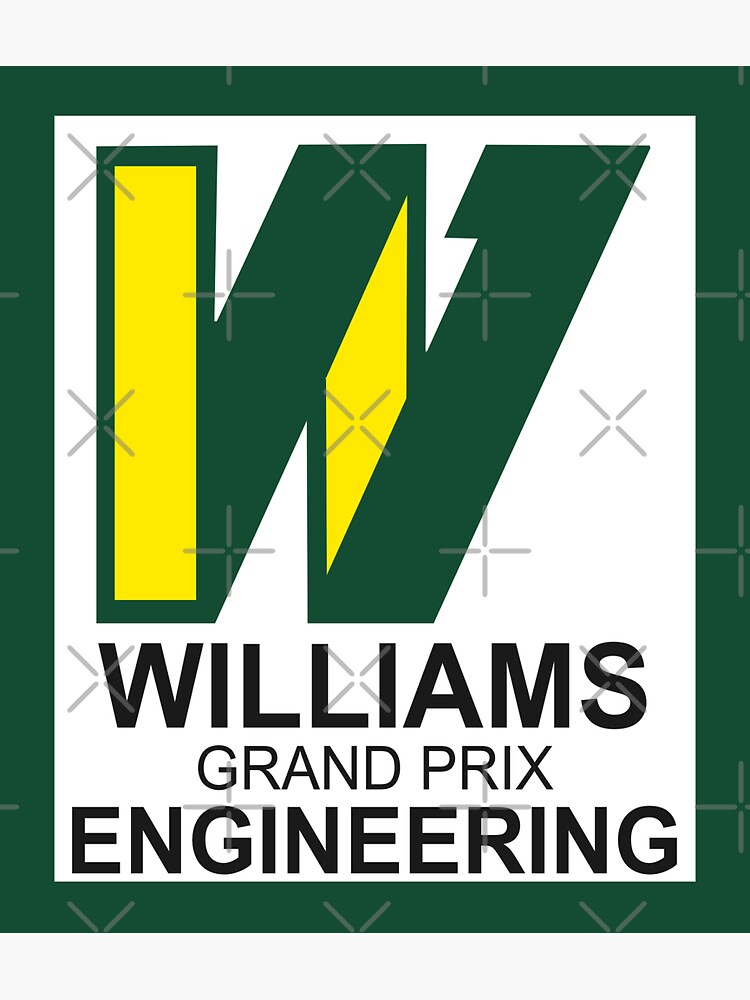 "Williams Grand Prix Engineering 80s" Sticker for Sale by MKD1 | Redbubble