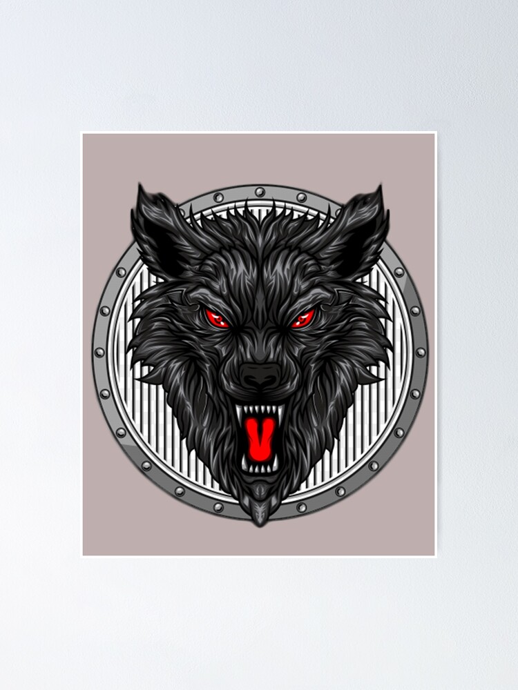 "wolf, toto wolf, wolf face." Poster for Sale by Brandzone420 | Redbubble
