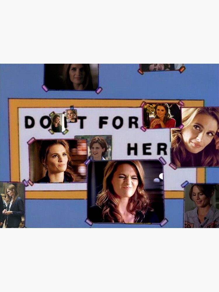 "Do It For Her Kate Beckett Sticker" Sticker for Sale by blyesmoak ...