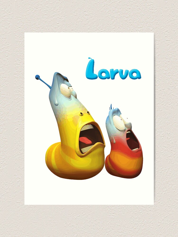 "Larva cartoon" Art Print for Sale by Jackartd | Redbubble
