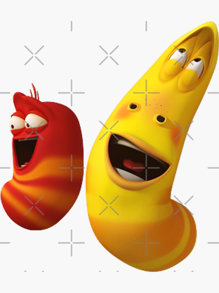 "Comic Show Larva" Sticker for Sale by Jackartd | Redbubble