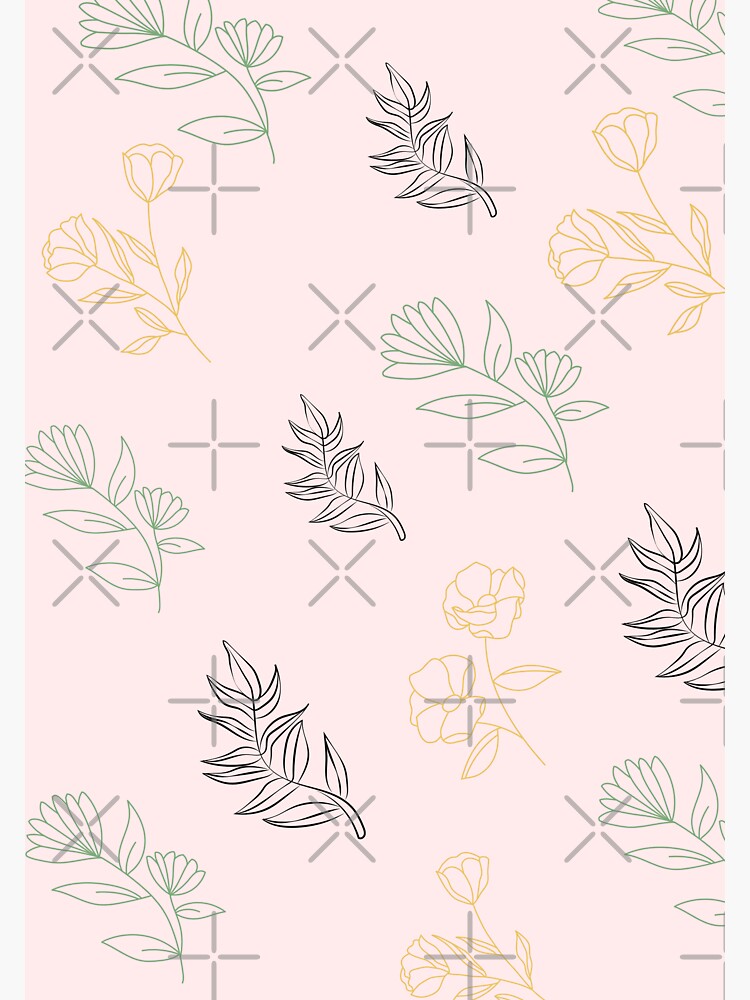 "Pink Floral Style: Floral Patterns" Sticker for Sale by leydown23 ...
