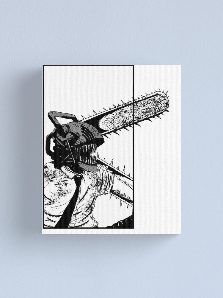 "chainsaw man manga art " Canvas Print for Sale by DHEM | Redbubble