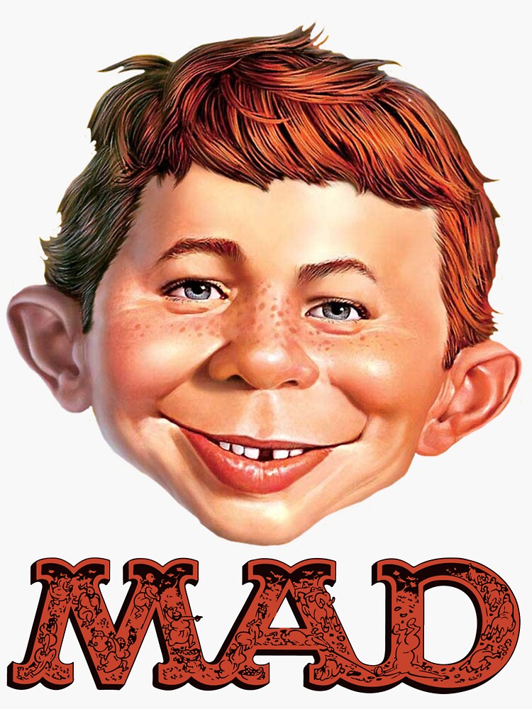 "Mad" Sticker for Sale by PixyDaily | Redbubble