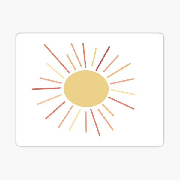 "Boho sun " Sticker for Sale by Snk0828 | Redbubble